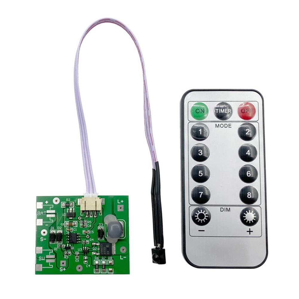 3.7V / 7.4V / 11.1V Solar Light Circuit Board mit Fernbedienung Lampe ...