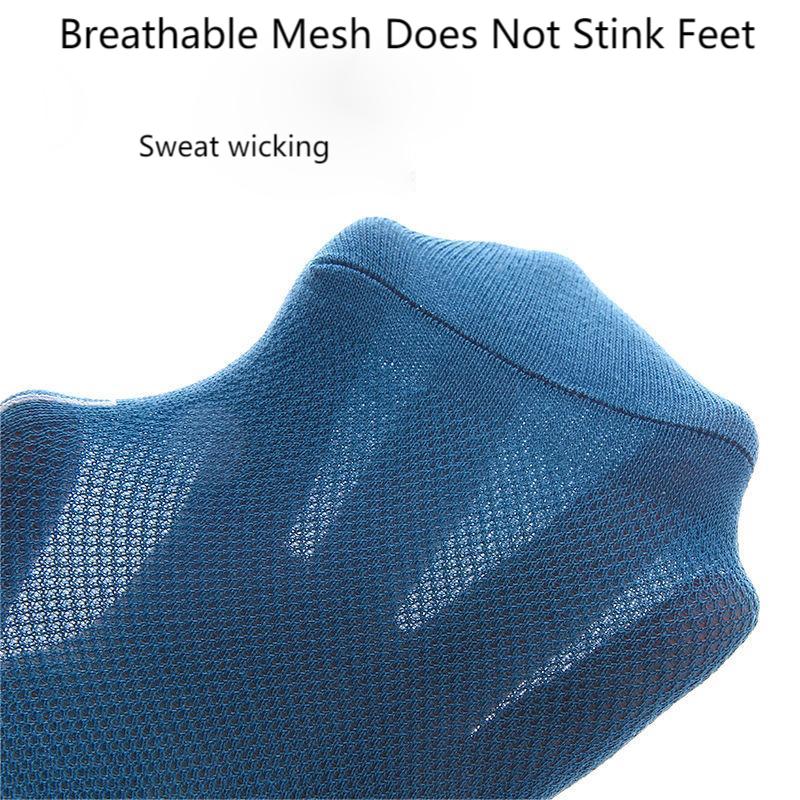 Cheap 5 Pairs Men's Cotton Mesh Socks Low Top Invisible Ankle Socks ...