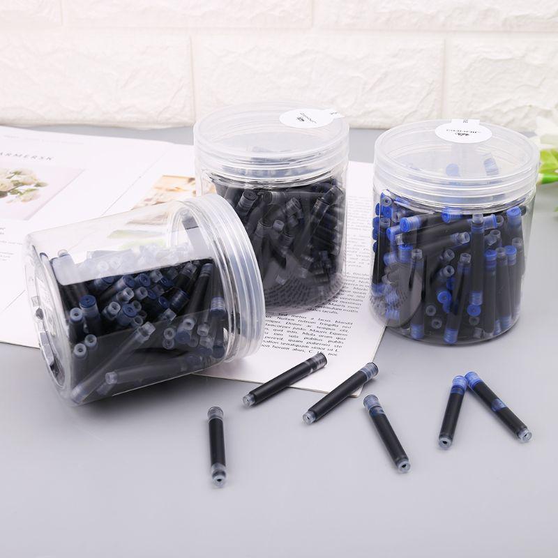 Buy Universal Black Blue Fountain Pen Ink Sac Cartridges 2.6mm Refills ...
