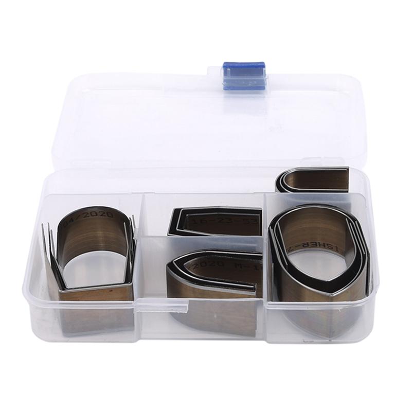 Buy Alloy Punch Set Embossing Modeling Tools Hollow DIY Punching Tools ...