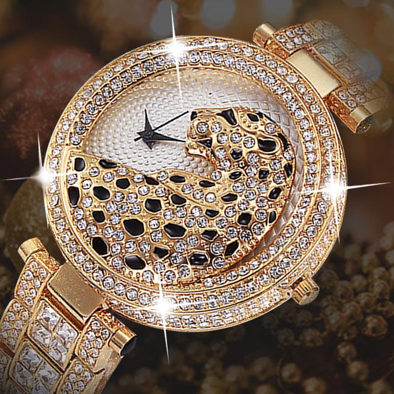 Tiger Wonder Women Fashion Clock Ladies Gold Shockproof Waterproof ...