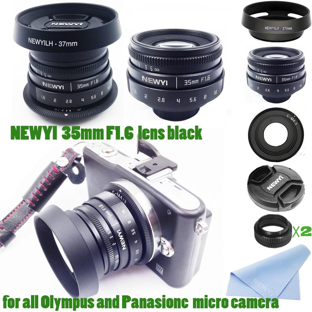Buy Newyi 35mm F/1.6 CCTv Mini Lens for All M4/3/MFT Mount Mirro Camera ...