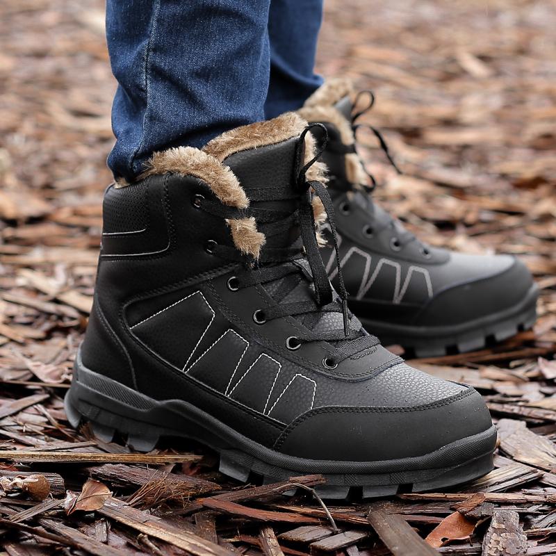 Buy Men's Outdoor Winter Shoes Waterproof Anti-skid Boots Top Quality ...