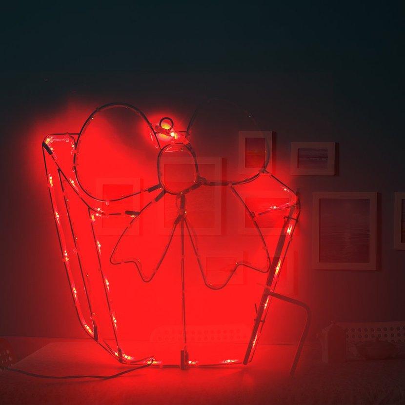 Buy ICOCO Tomorrow Neon Sign Light Bowknot Shaped Wall Light Coffee Bar ...