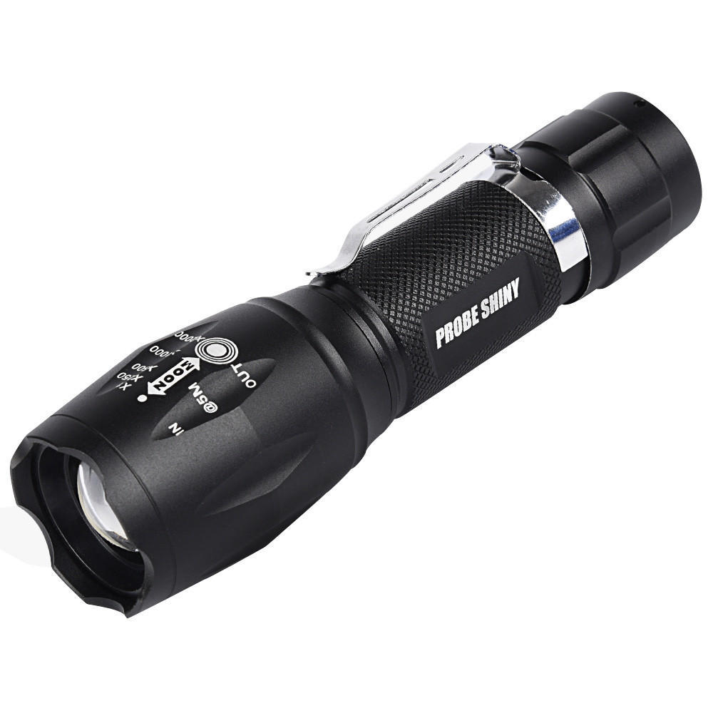 Buy Super Bright XM-L T6 LED Adjustable Focus Flashlight Torch Zoomable ...