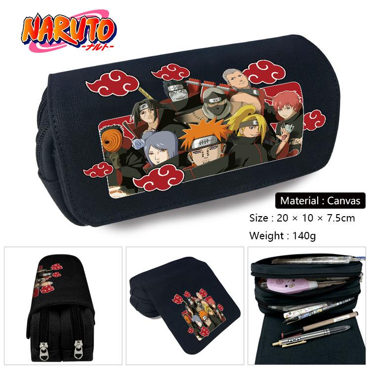 Cheap Anime Surrounding Naruto Student Canvas Large-capacity Pencil ...