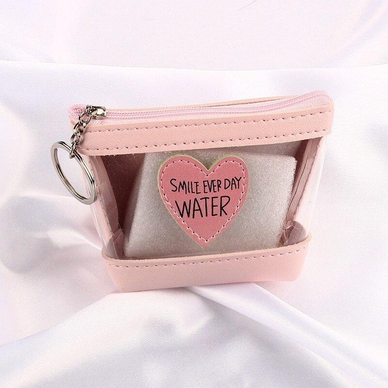 Buy 1PCS Heart Cute Coin Purse Girl Keychain Korean Coin Wallet Women ...