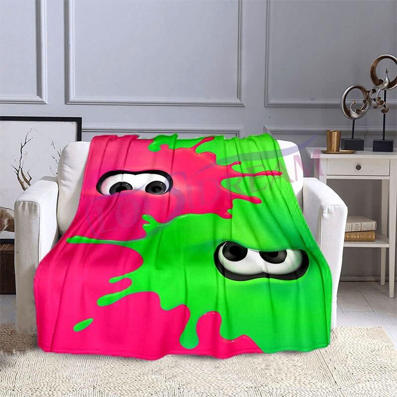 Cheap My Gaming Blanket The Latest Fashion 3d Printing Splatoon Pattern ...