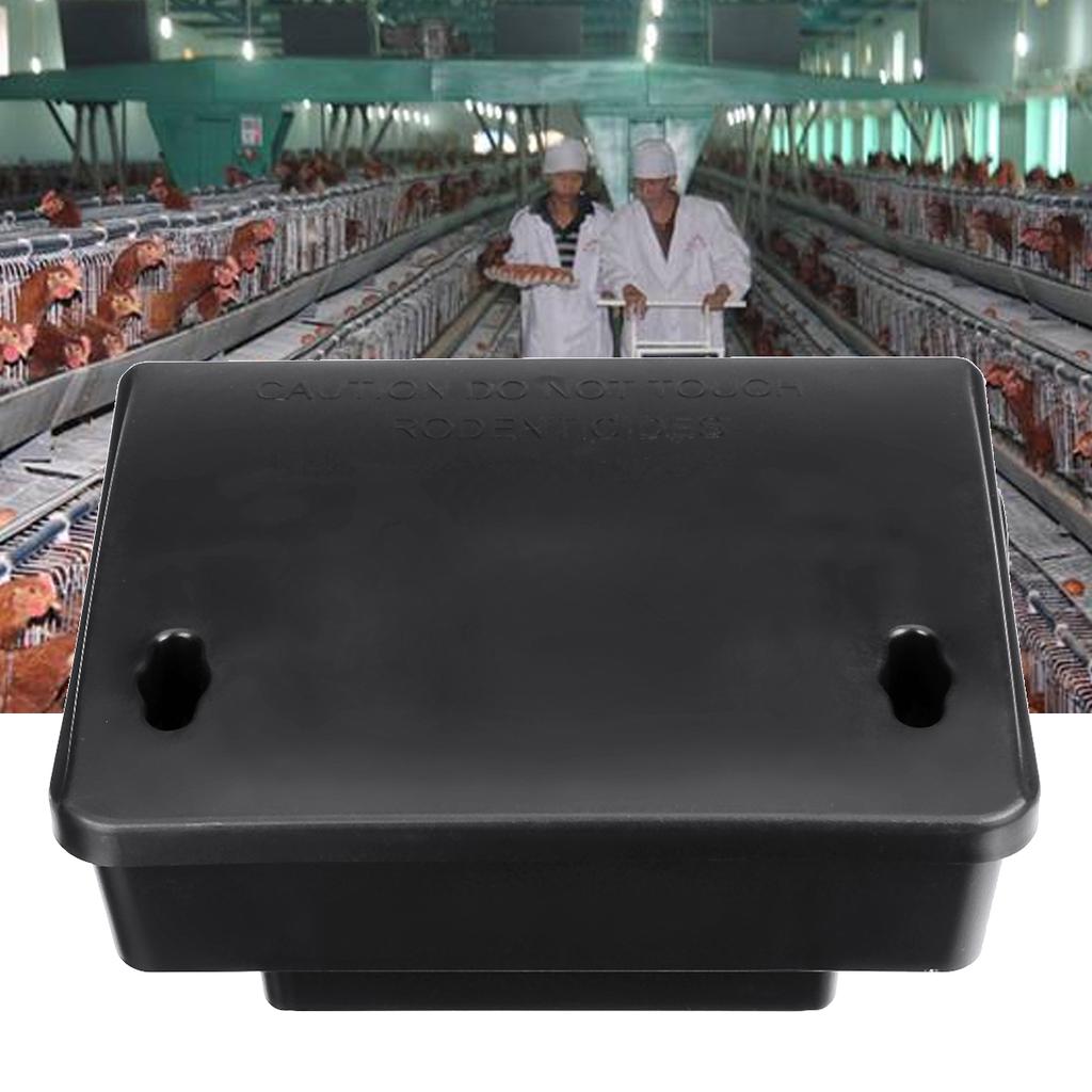 Buy Rat Mouse Mice Rodent Bait Block Station Box Trap & Key for Home ...