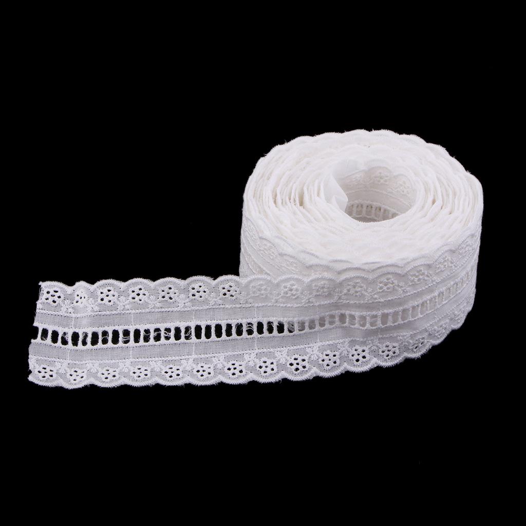 Buy 5yds Pleated Edge Band Stretchy Cotton Ruffle Trims Sewing Craft ...