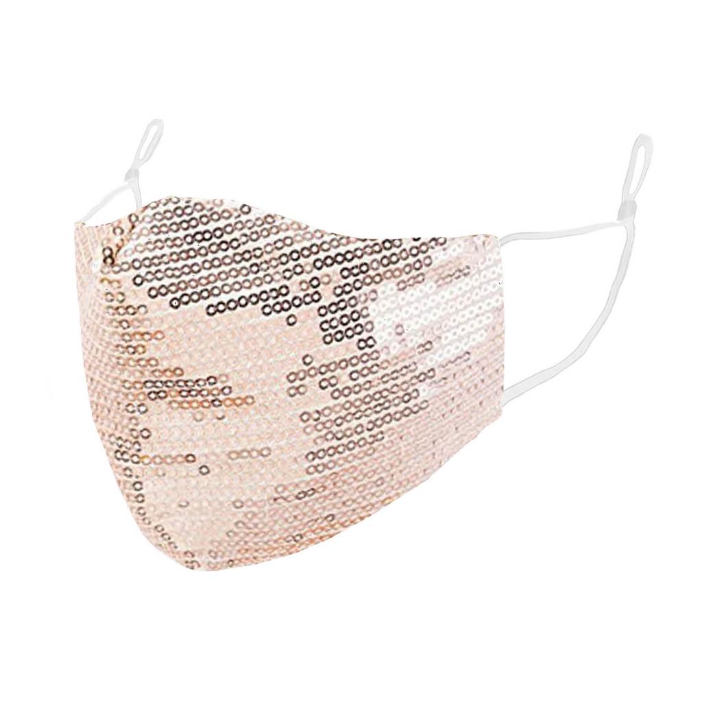 Satın alın AR 1PC Women Sequins Cotton Mask Washable Breathable Mask ...