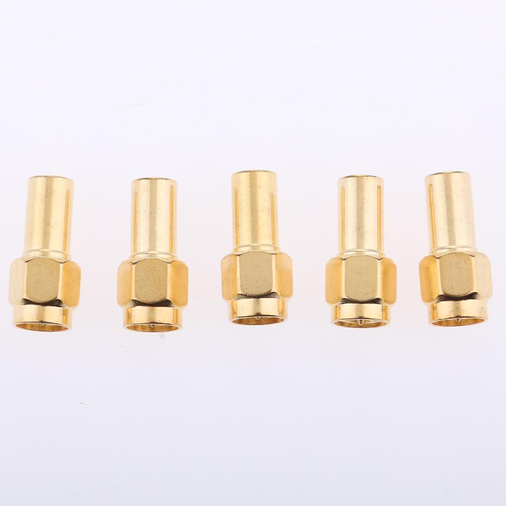 Buy 5Pieces SMA Male RF Coaxial Terminal Cap Dummy Load 2W 3GHz Plated ...
