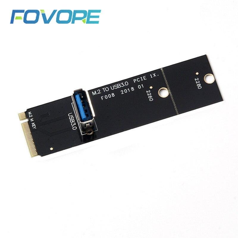 NGFF M.2 to USB 3.0 Transfer Card M2 to USB3.0 Adapter for PCI-E Riser ...