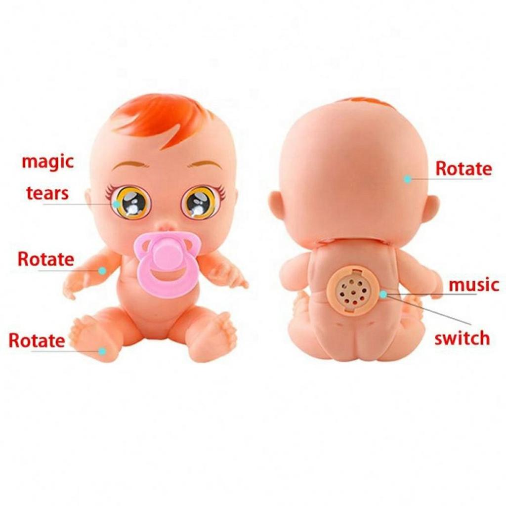 Buy SX 8 Inch Vinyl Sound And Cry Play House Toy Simulation Baby Crying ...