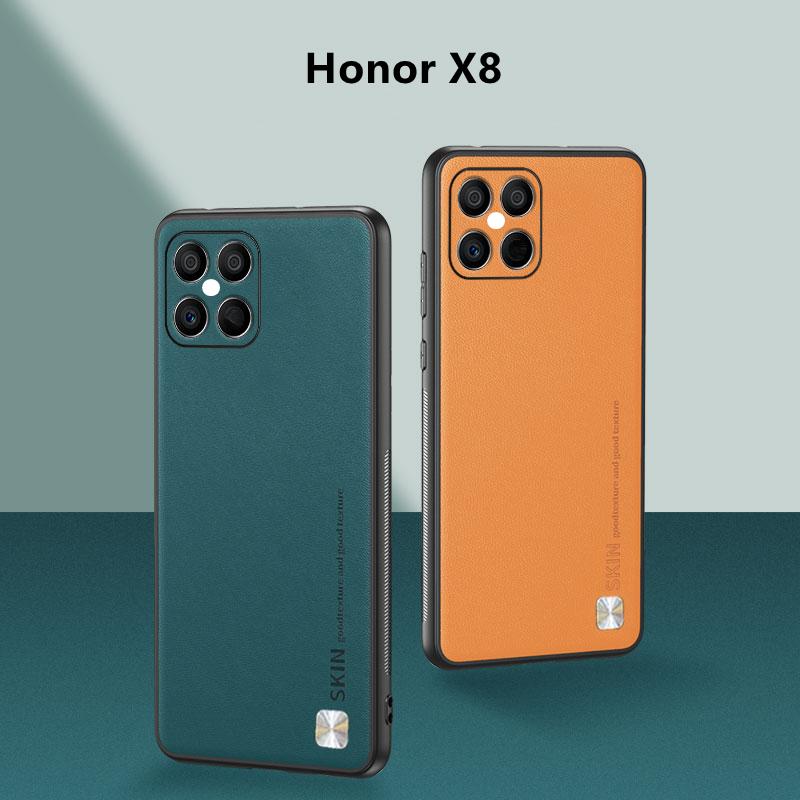 Für Honor X8 Case HonorX8 Luxus Leder Cover für Honor X8 TFY-LX1 Weiche ...