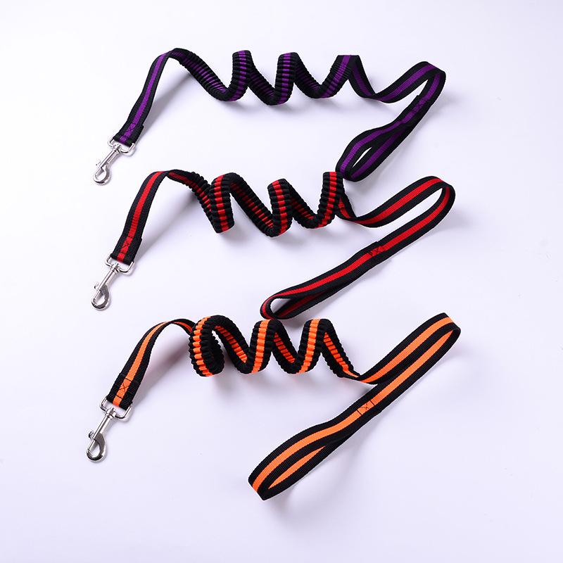 Nylon Walking Leash Elastic Pet Extendable Running Lead Gentle Dog ...
