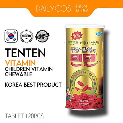 [Hanmi] Tableta de vitamina masticable para niños Tenten - 1 paquete ...