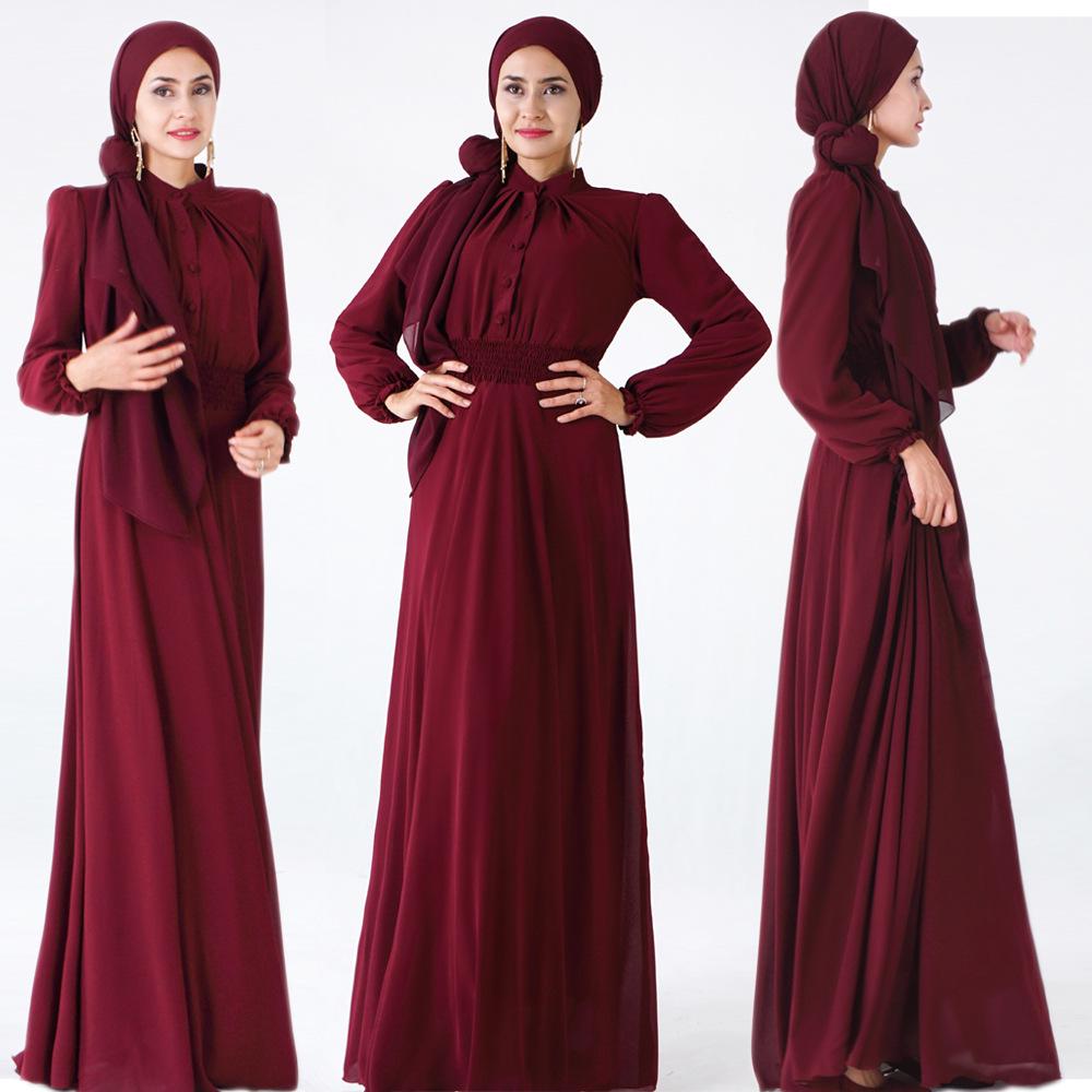 Buy Muslim Costumes Islamic Clothing Women's Malaysian Robe Musulmane ...