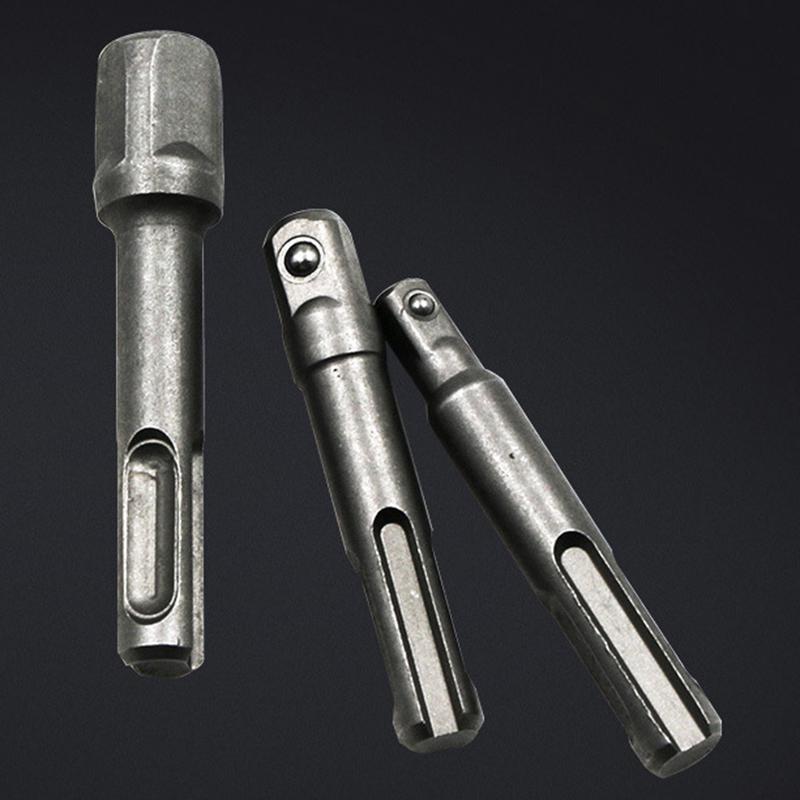 Kits Mall 3pcs SDS Socket Driver Set Drill Bit Adaptor Hex Shank ...