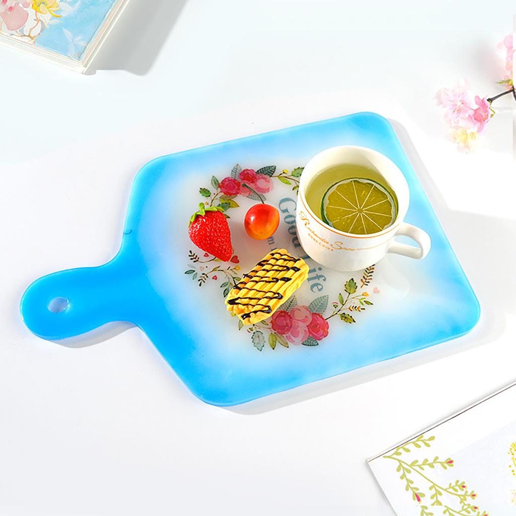 Cheap Square And Round Epoxy Household Art Silicone Tray Mold Handmade ...