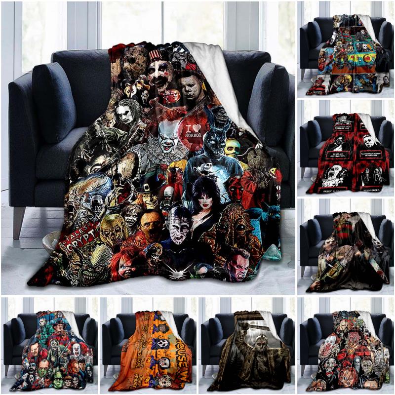 Buy Halloween Michael Myers Horror Movie 3D Soft Throw Blanket ...