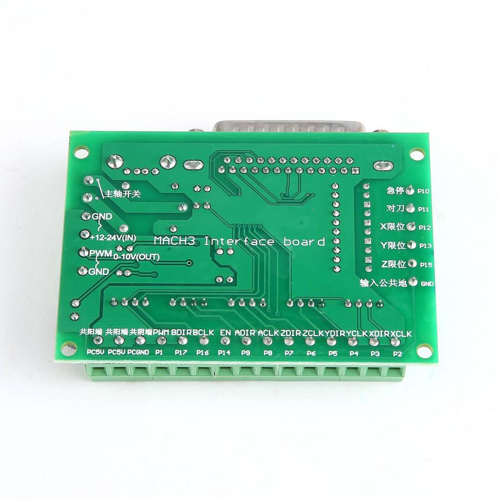 Ss Cnc 5 Axis Interface Breakout Board For Stepper Motor Driver Cnc Mill Mach3 Uygun Fiyatlı