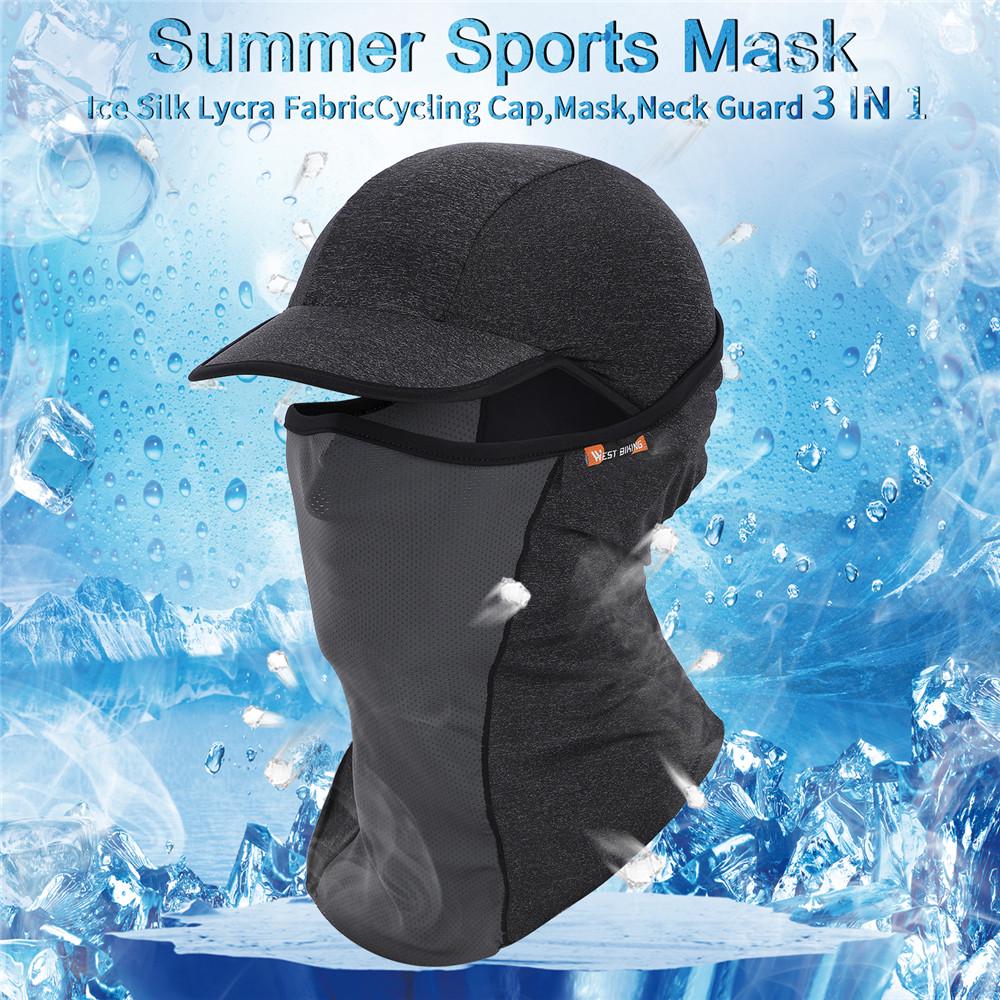 Buy Summer Cycling Face Mask Ride Running Scarf Anti-UV Headwear Hat ...