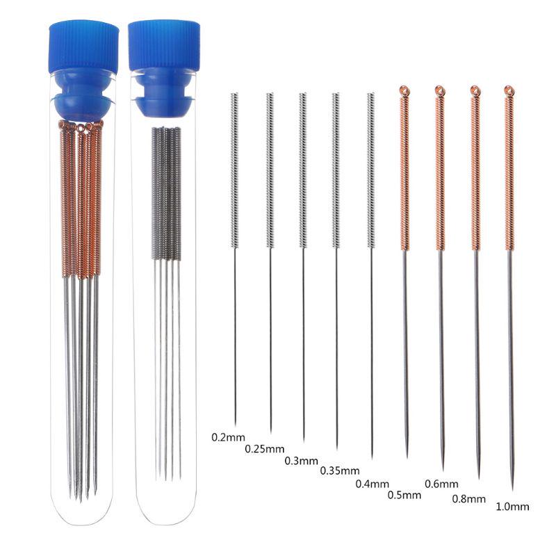 Buy 5PCS 3D Printer Parts Stainless Steel Metal Nozzle Cleaning Needle ...