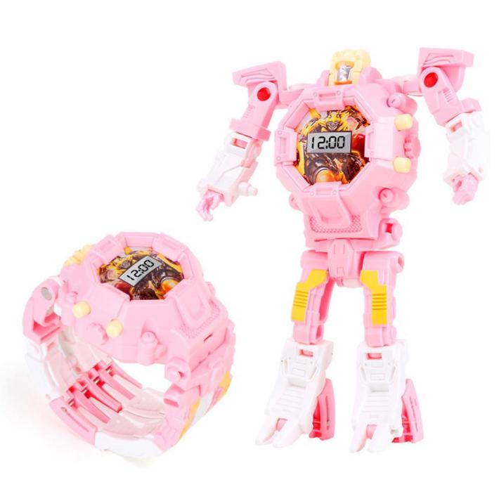 Buy Robot Watch Toys Deformed Watch Toy Deformation Robot Toys Kids ...