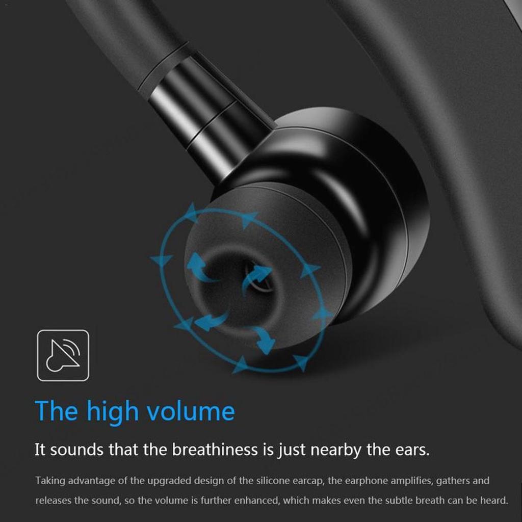 Buy V9 Business Wireless Bluetooth5.0 Headset with Microphone Hands ...
