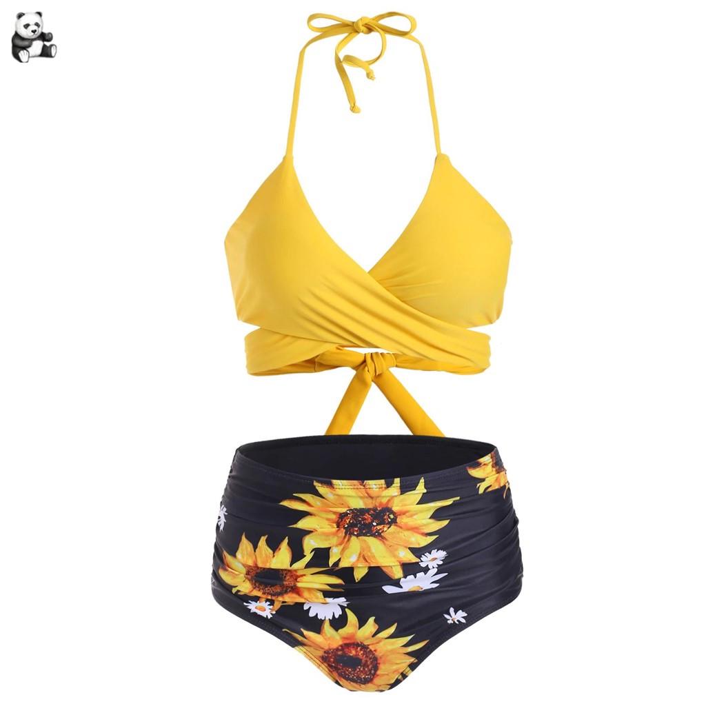 Cheap Fashion Beachwear Women Print Sexy Swimsuit Push-Up Padded Bra ...