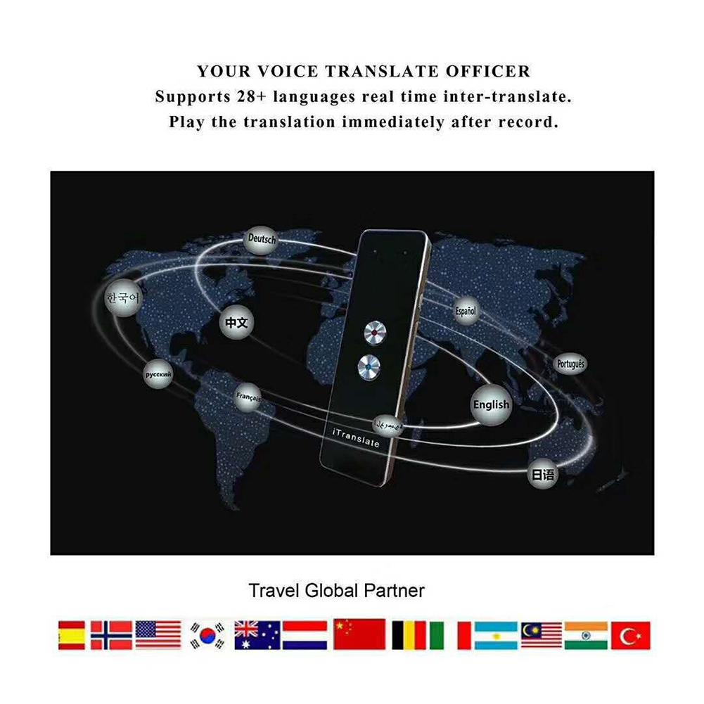 Buy Portable Smart Voice Translator Two-Way Real Time Multi-Language ...