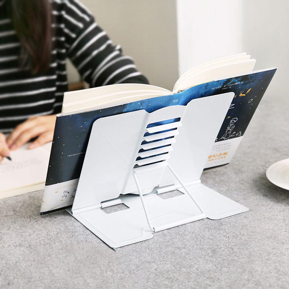 1pc Reading Bracket Portable Metal Bookshelf Reading Shelf Book Reading ...