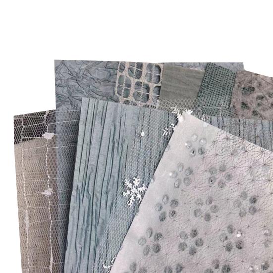 Cheap 10Pcs/Set Exquisite Folding Gauze Design Material Papers Handmade ...