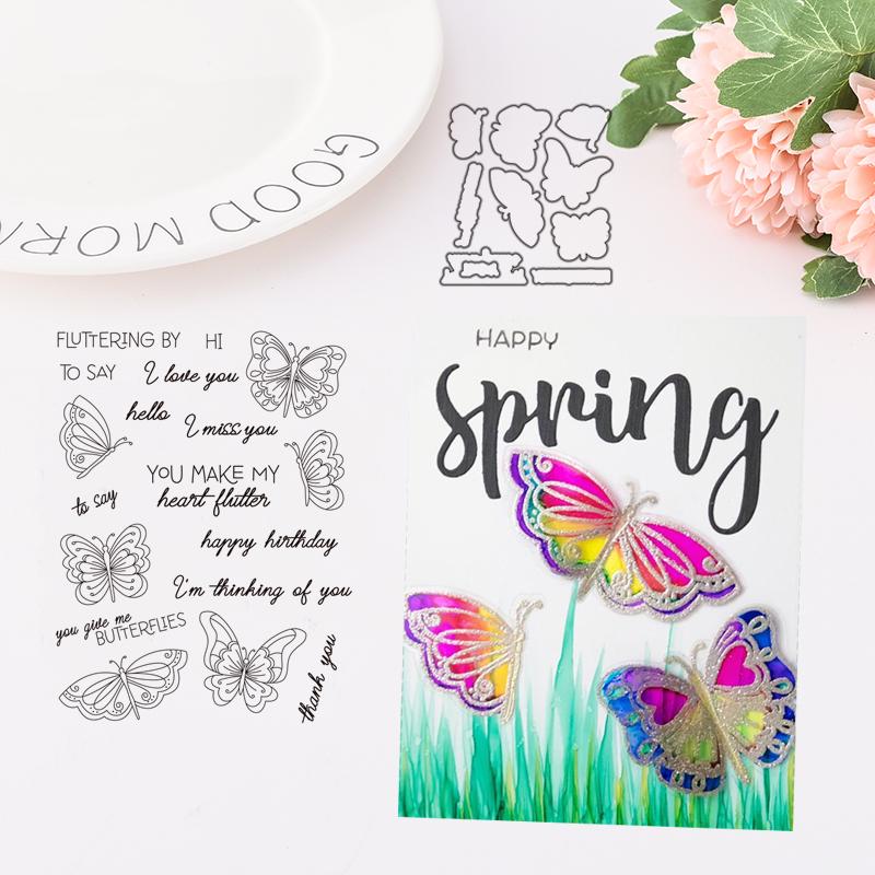 Stationery Butterfly Metal Stamp Paper etna.com.pe