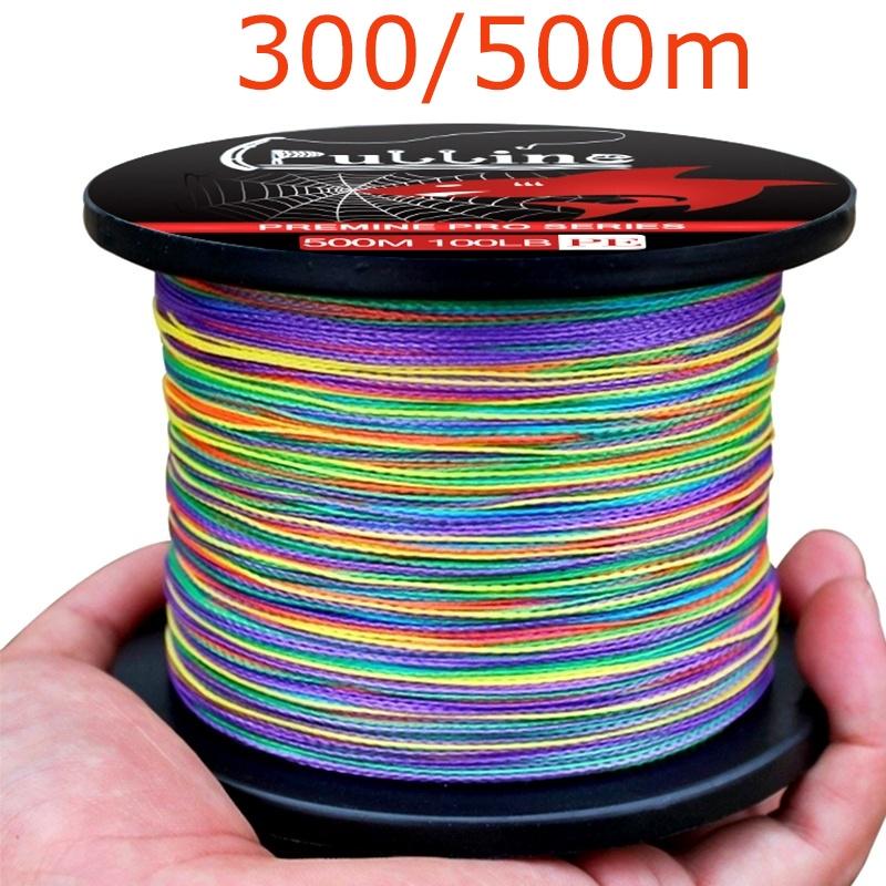 Buy 300M/500M Outdoor Fishing 6-100lb Braided Fishing Line Strong 4 ...