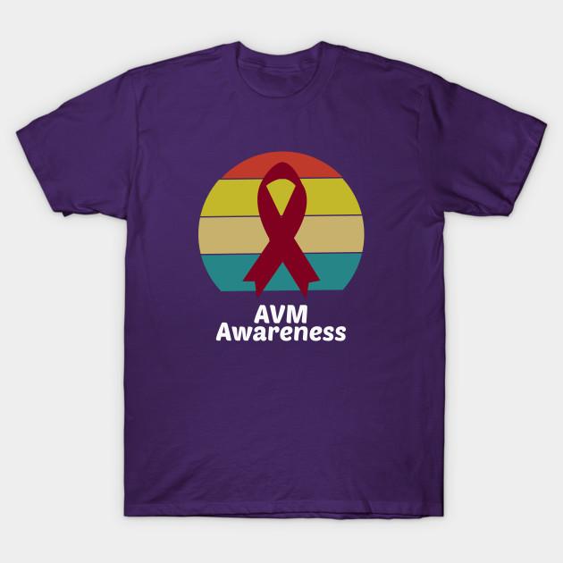 Buy Men Premium Cotton Harajuku T Shirt Arteriovenous Malformation Avm ...