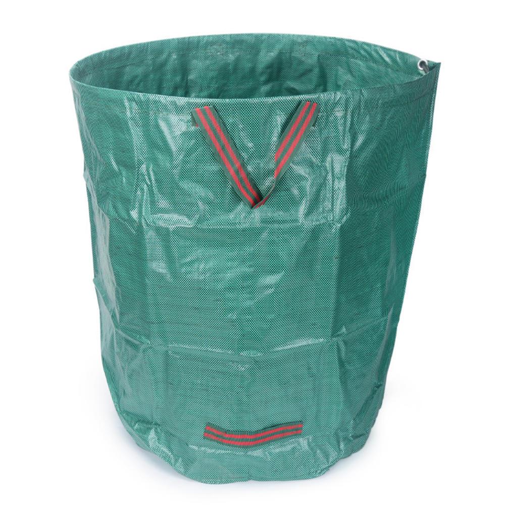 Portable Collapsible Garden Leaf Trash Can Garbage Storage Bag Flowers ...