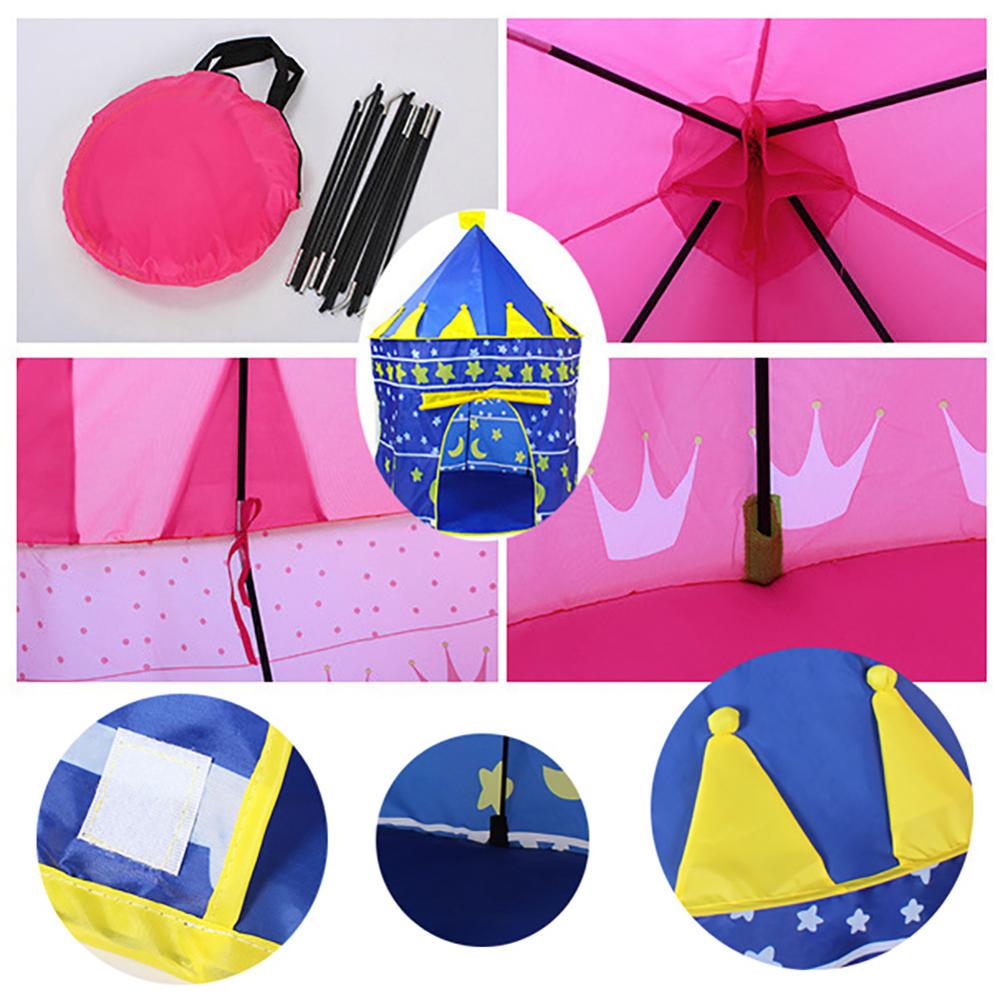 Çocuk Çadırı Çocuk Pop-Up Castle Oyun Tent Playhouses Kız Çocuk Kapalı ...