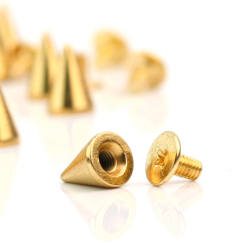 Buy 20 Pcs Killer Studs 10mm Metal Screw Studs Pointed Killer Gothic ...