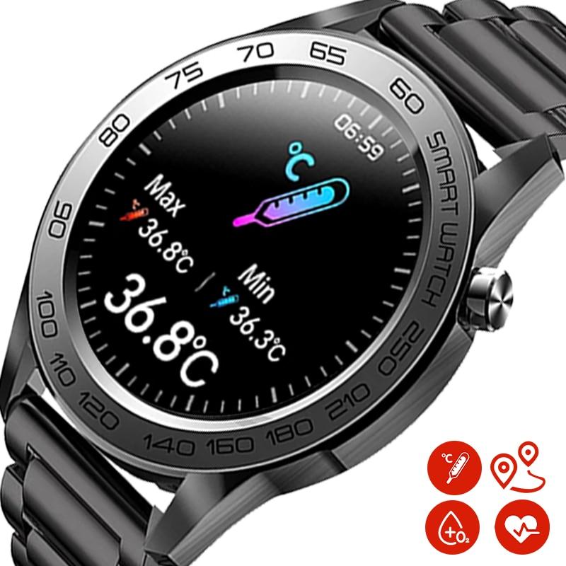 Buy Smart Watch Men GPS Track Recording Sport Fitness Tracker Full ...