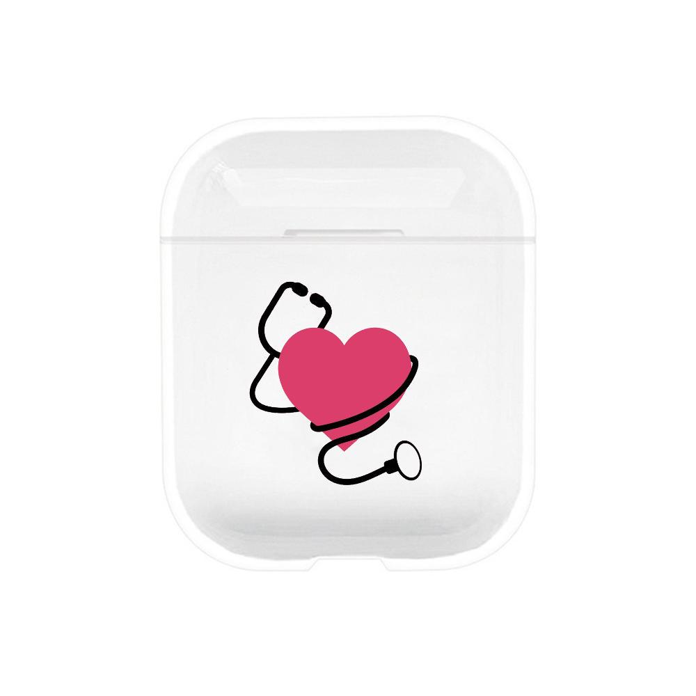 Buy Love Silica Gel AirPods Storage Case For Airpods 2 For Apple Airpod ...