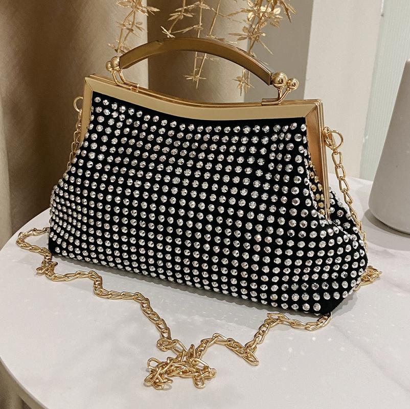 Buy Full diamond chain bag Women's autumn 2022 New style handbag ...