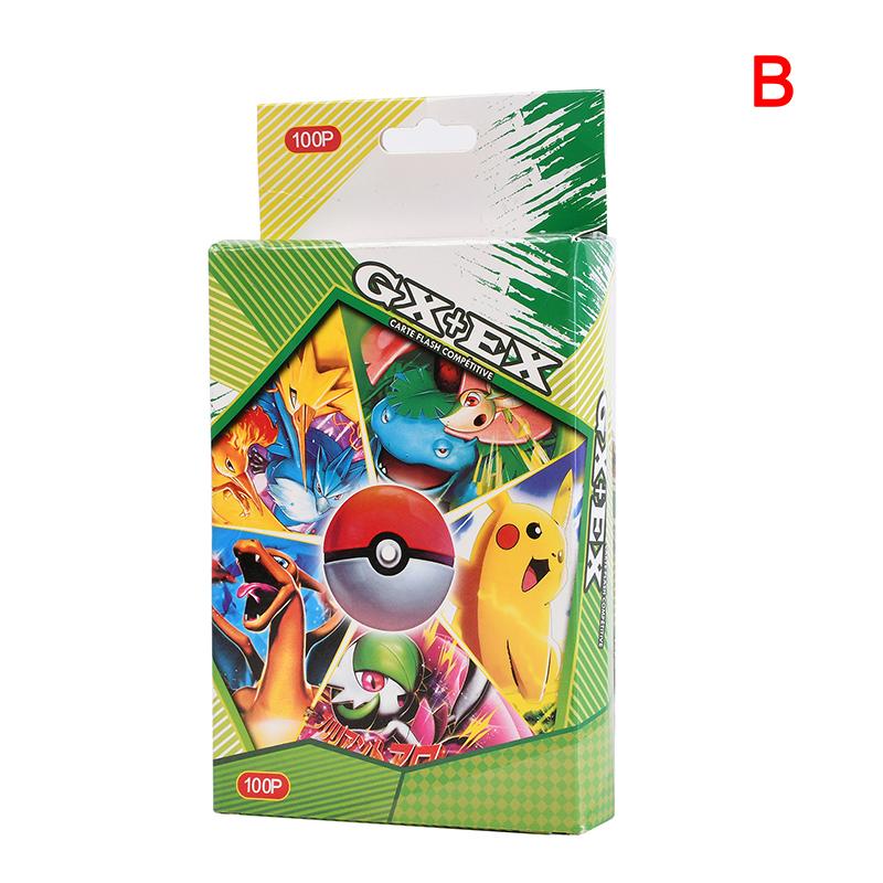 Buy 100Pcs Pokemon Cards Box Shining V Vmax Card Display Pokemon ...