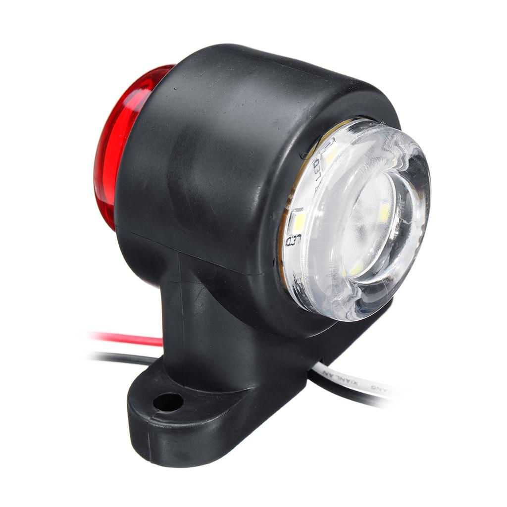 12V 24V 12 LEDs Side Marker Light Indicator Lamp Rubber For Trailer ...