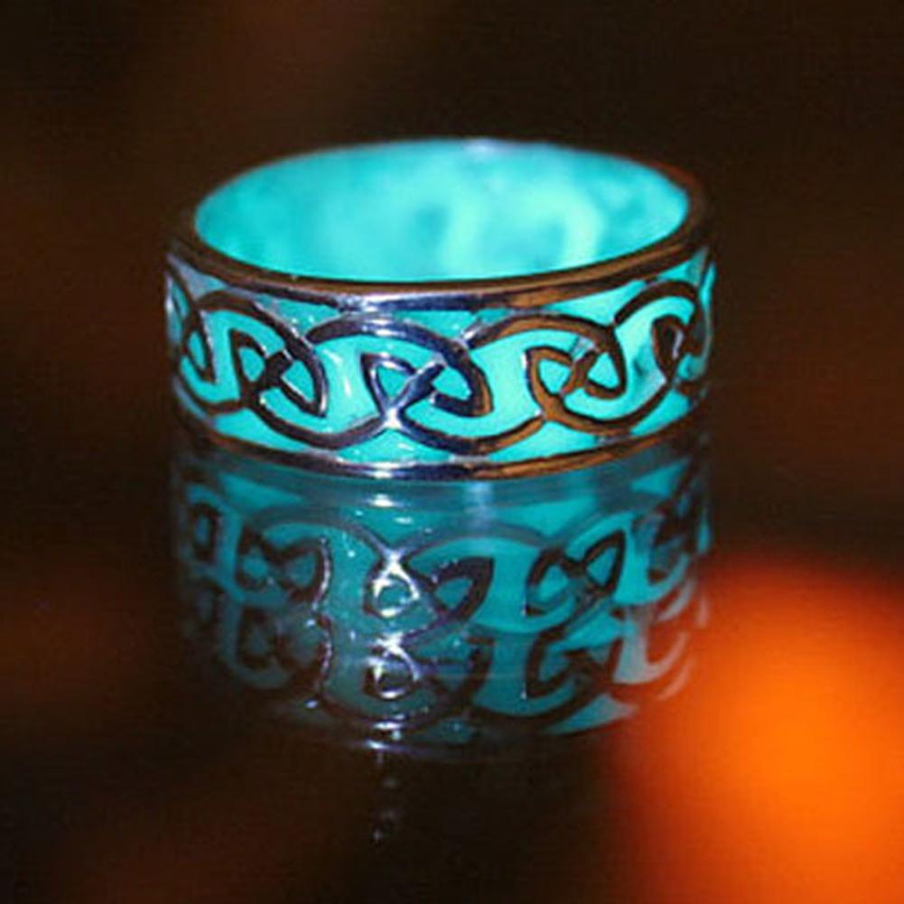 Buy ring Summer Night Glow Fashion Carved Luminous Ring at affordable ...