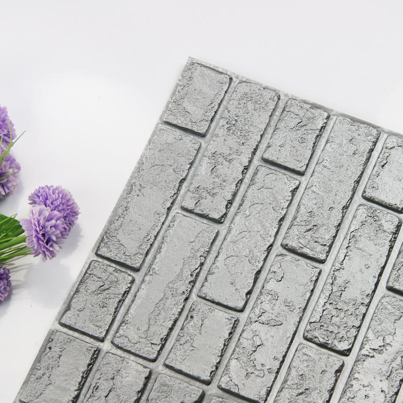 Cheap 30pcs 3D Foam Wall Sticker Panels Brick Waterproof Adhesive ...