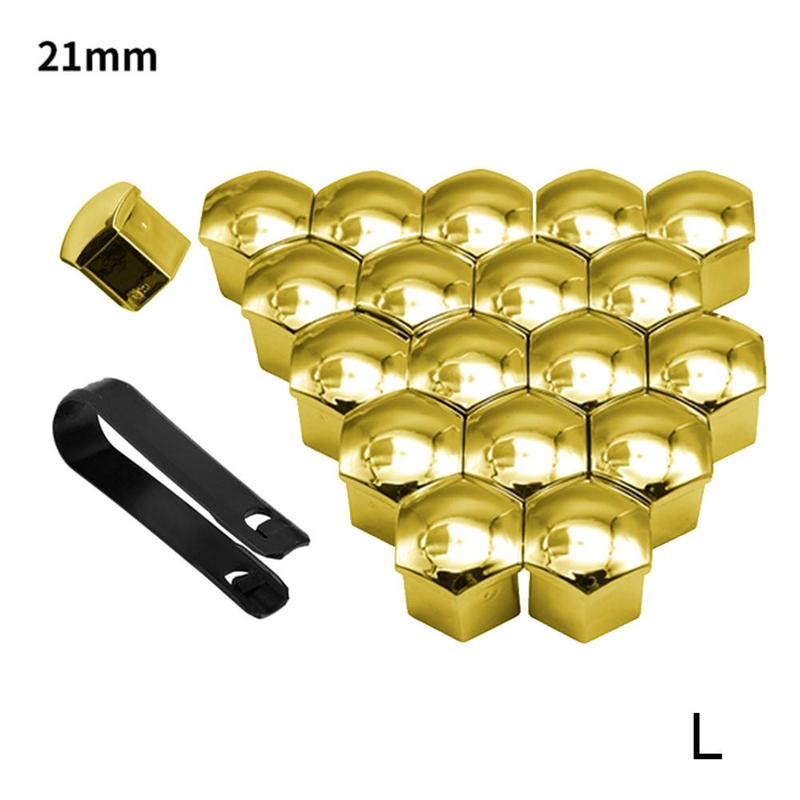 Buy 17/19/21mm Car Wheel Nuts Covers Auto Caps Hub Screw Car Cap Head ...