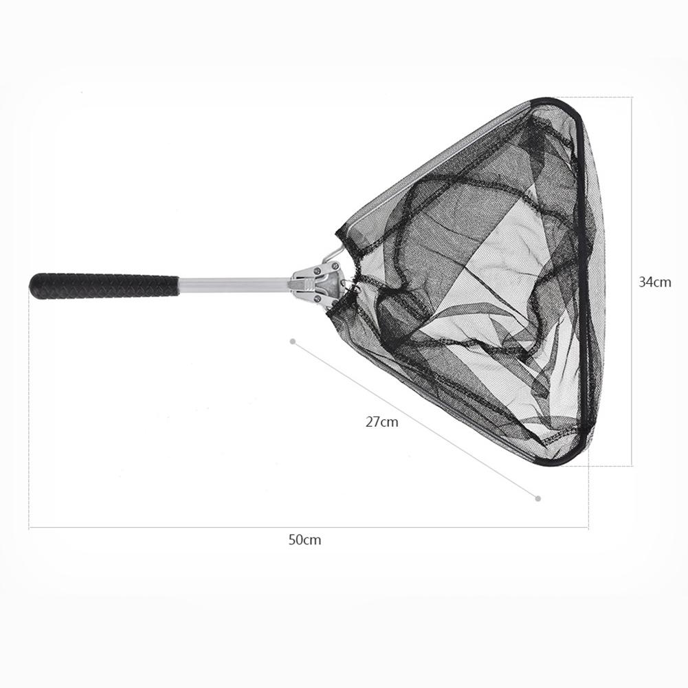 Collapsible Fishing Net Aluminum Alloy Nylon Mesh Foldable Fish ...