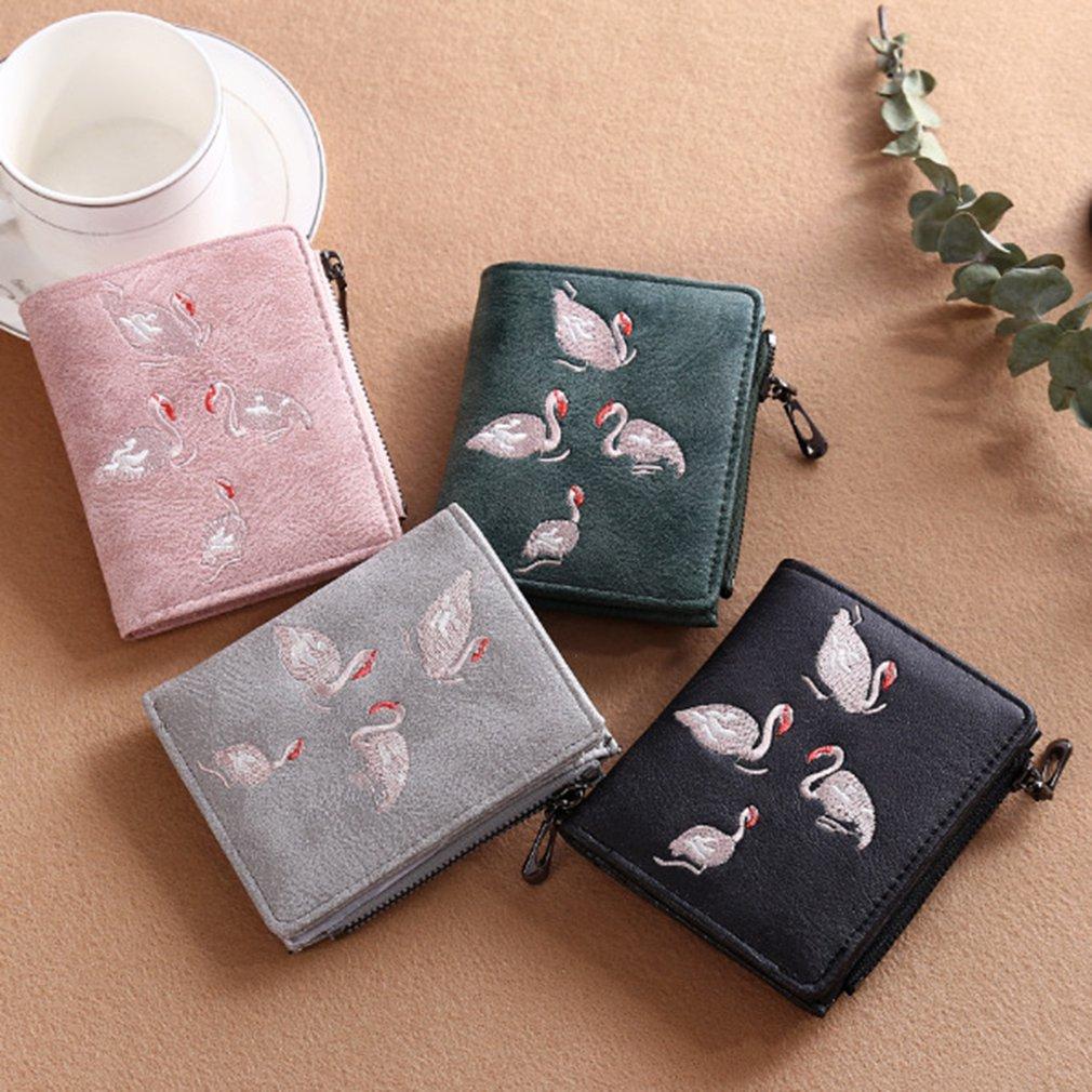 Buy Retro Matte Women Wallet Fashion PU Short Women Wallets Zipper ...